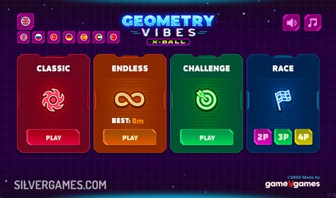 Geometry Vibes X Ball Играйте Онлайн на Silvergames 🕹️