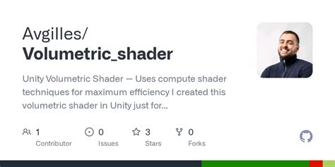 Github Avgillesvolumetricshader Unity Volumetric Shader — Uses Compute Shader Techniques