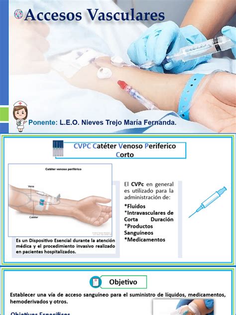 Accesos Vasculares Pdf Terapia Intravenosa Medicina Clinica
