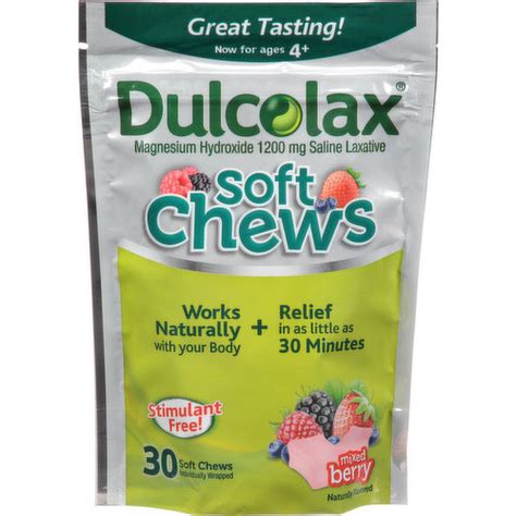 Dulcolax Saline Laxative Soft Chews Mixed Berry
