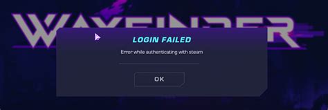 Error While Authenticating With Steam Meesage Rplaywayfinder