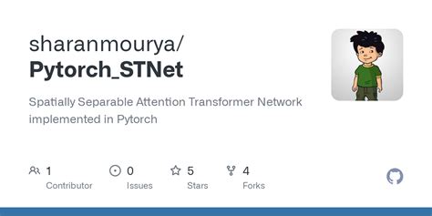 GitHub Sharanmourya Pytorch STNet Spatially Separable Attention Transformer Network