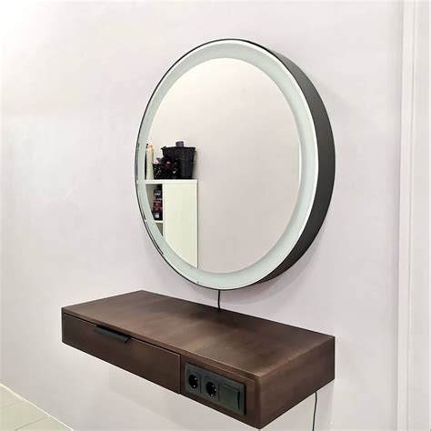 Зеркало с Led подсветкой и тумба МДФ