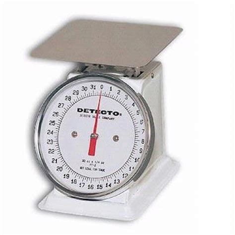 Detecto Pt 2 Petite Top Loading Dial Scale 32 Oz X 14 Oz