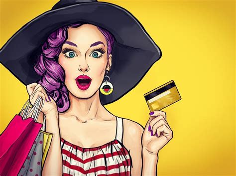Поп арт девушка с телефоном Zefirkaclub фото и картинки