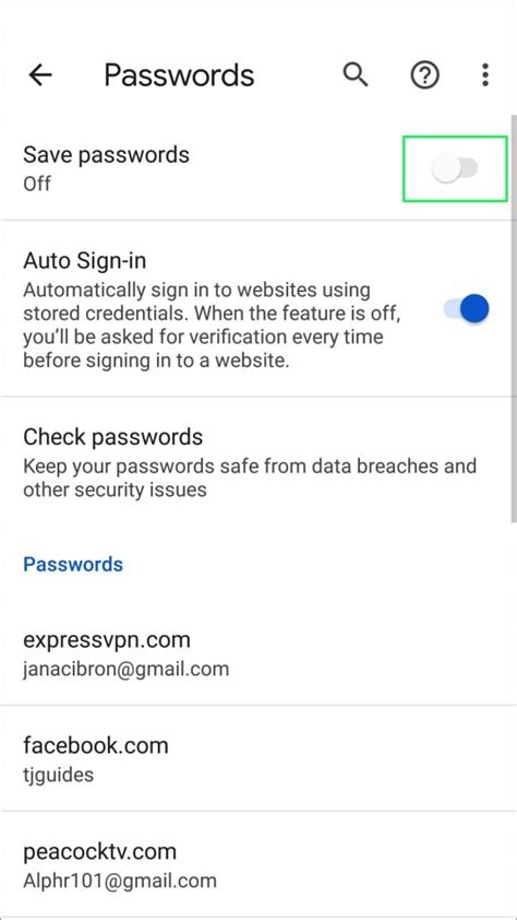 How To Clear All Saved Passwords On An Android Device