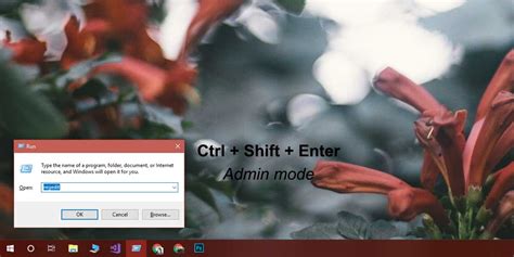 How To Run Apps In Admin Mode From The Run Box On Windows 10