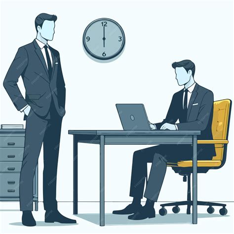 Premium Vector Boss Giving Instructions And Overloading Work Employee Employee Overwhelmed By