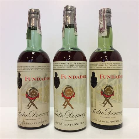 Pedro Domecq Fundador Brandy Jerezano B Années 1950 Années 1960