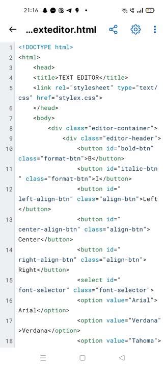 vivek b m on linkedin exciting that text editor project from