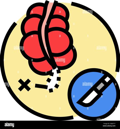 Appendectomy Surgery Doctor Color Icon Vector Illustration Stock Vector Image And Art Alamy