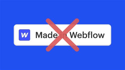 How To Remove The Made In Webflow Badge With Custom Code Fitr Media