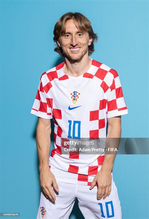 Luka Modric Of Croatia Poses During The Official Fifa World Cup Qatar