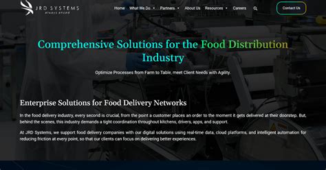 Food Industry Solutions Jrd Systems