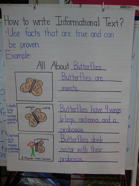 Informational Writing Anchor Chart Educational Chart Resources
