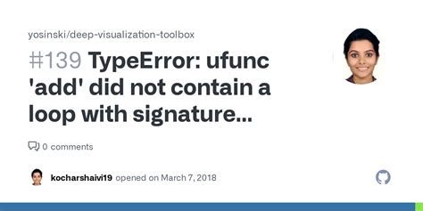 Typeerror Ufunc Add Did Not Contain A Loop With Signature Matching