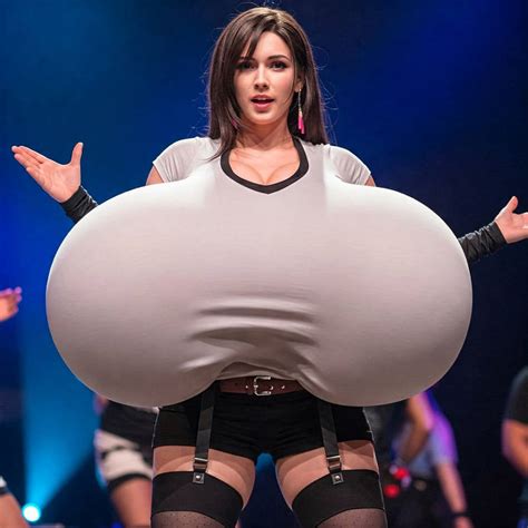 Huge Breast Tifa Cosplay On Stage By Smartandstrong On Deviantart