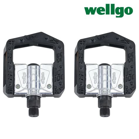 Wellgo 접이식 자전거 페달 미끄럼 방지 알루미늄 접이식 베어링 반사판 페달 Mtb 산악 사이클링 자전거 페달 부품