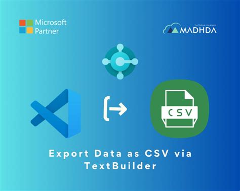 Madhda Business Solutions Microsoft Partner On Linkedin How To Export Data As Csv Via