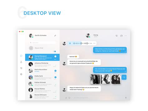Telegram UI Redesign Behance