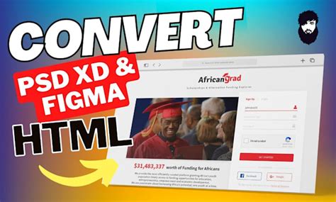 Convert Figma To Html Psd To Html Xd To Html Figma To React By Ahkrwp Fiverr