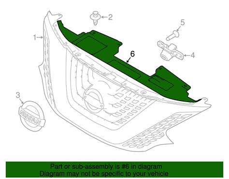 62078 5aa0a Sight Shield 2015 2024 Nissan Murano Nissan Parts