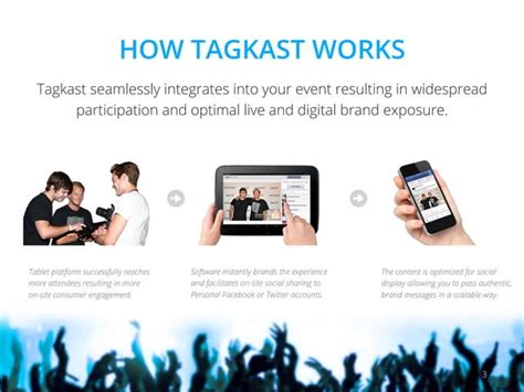 Tagkast Social Activation Technology For Event Marketers Pdf Computing Technology