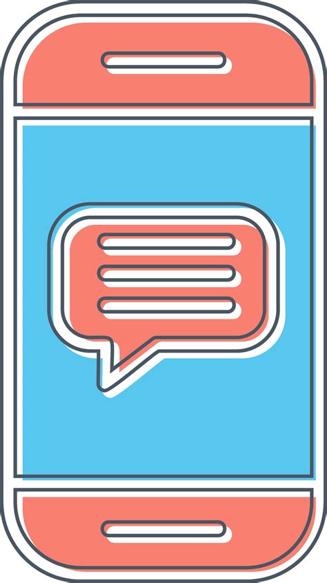 Phone Message Vector Icon 38923709 Vector Art At Vecteezy
