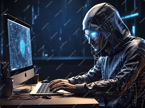 Premium Photo Hacker Illustration Cyber Security Concept Hacking