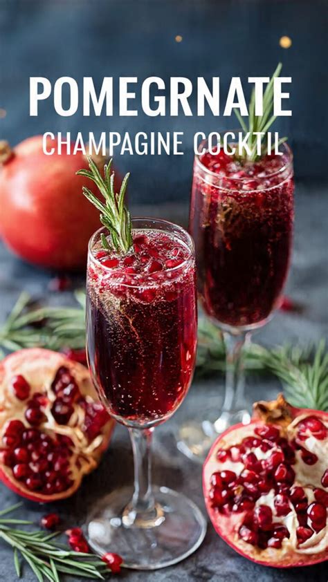 Easy Pomegranate Champagne Cocktail Recipe The Best 5 Minute Holiday Drink