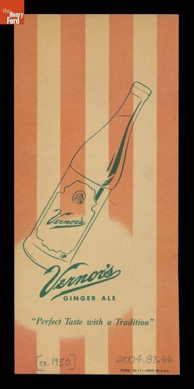 Vernors Recipe Book Circa 1950 Ginger Ale Ginger Ale Recipe