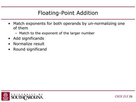 ppt csce 212 chapter 3 arithmetic for computers powerpoint