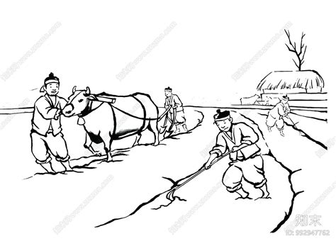 农耕种植简笔画 农耕种植我能行绘画 二年级农耕种养简笔画 第5页 大山谷图库