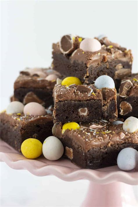 Fudgy Mini Egg Brownie Recipe Practically Homemade