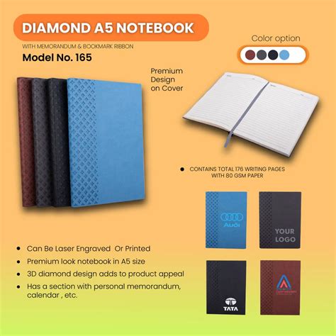 Perfect Bound Diamond A5 Notebook At Rs 169piece In Indore Id