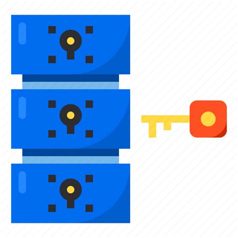 Data Protection Security Server Storage Icon