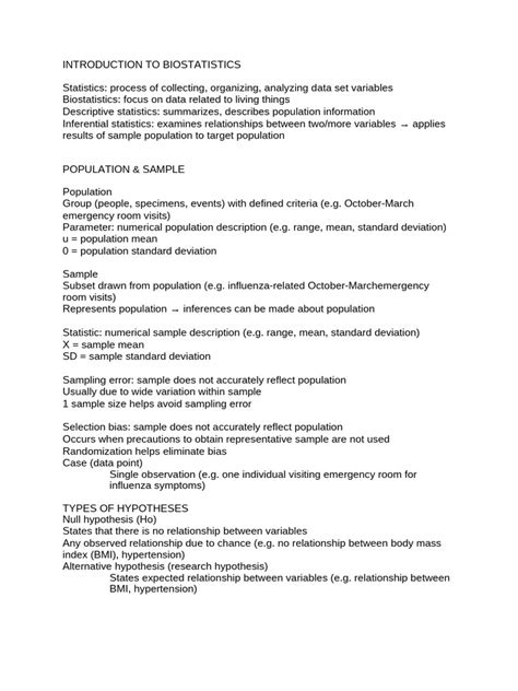 Introduction To Biostatistics Pdf