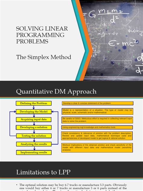 week 4 2 quatitative dm lp optimization pdf mathematical
