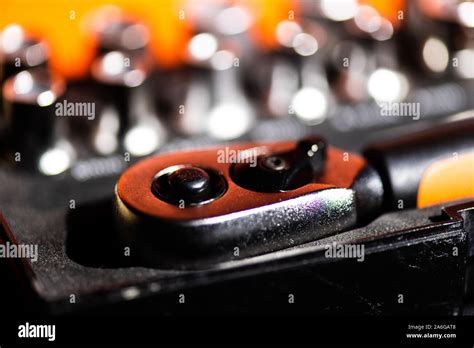 Socket Set Quick Socket Release Ratchet Stock Photo Alamy