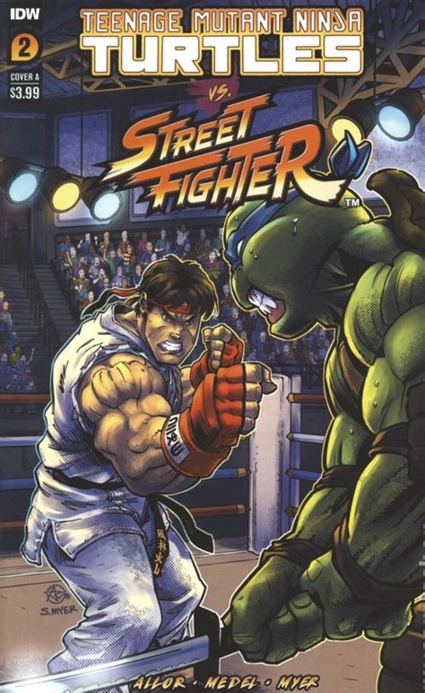 Teenage Mutant Ninja Turtles Vs Street Fighter Issue 1 5 Complete Set