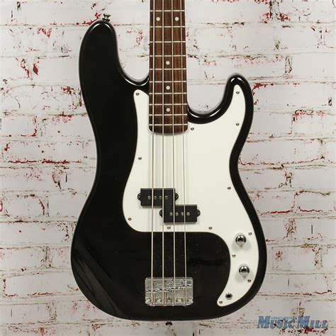 2005 Squier Affinity P Bass Black X8046 Used Reverb