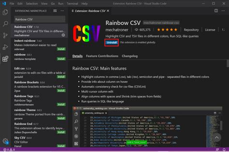 Visual Studio Code拡張機能のRainbow CSVを解説します たいらのエンジニアノート