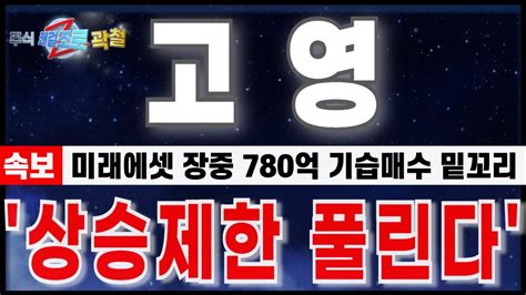 고영 주가 전망 2월19일 긴급속보 미래 메리츠 장중 저점기습매수 왔다 밑꼬리 저점확인 이 때부터는 상승제한해제 큰 거 옵니다 고영 고영주가분석