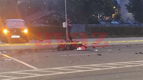 StraviČna SaobraĆajna NesreĆa Dijelovi Motocikla Rasuti Po Cesti Benjamin Spahović Teško