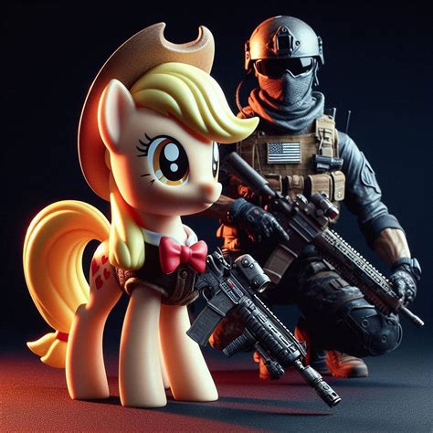 Mlp X Call Of Duty Applejack And Soldier Ai 1 By Tomartista On Deviantart