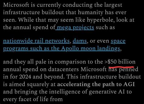 Microsoft Spending Over 50 Billion To Buildout Ai Datacenters