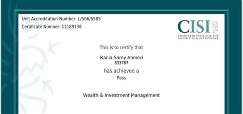 Rania Ahmed Al Refaei On Linkedin Accredited International Certificate