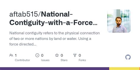 github aftab515 national contiguity with a force directed graph