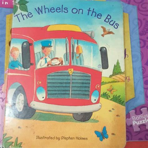 The Wheels On The Bus Song Book Shopee Malaysia