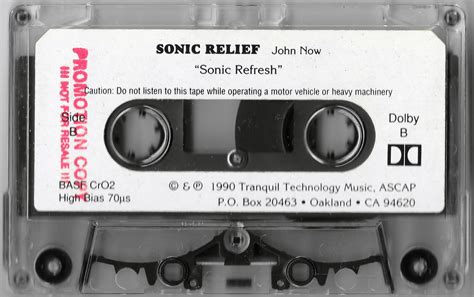 John Now Sonic Relief Sounds Of The Dawn